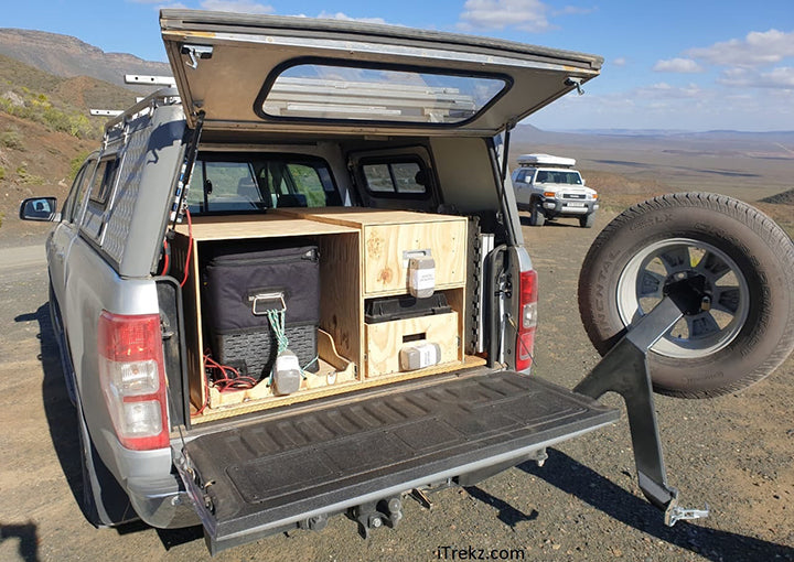 T6 Ford Ranger-specific Spare Wheel Carrier – CAM Craft CC T/A Itrekz