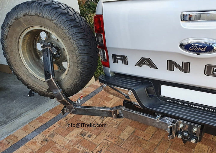 T6 Ford Ranger-specific Spare Wheel Carrier – CAM Craft CC T/A Itrekz